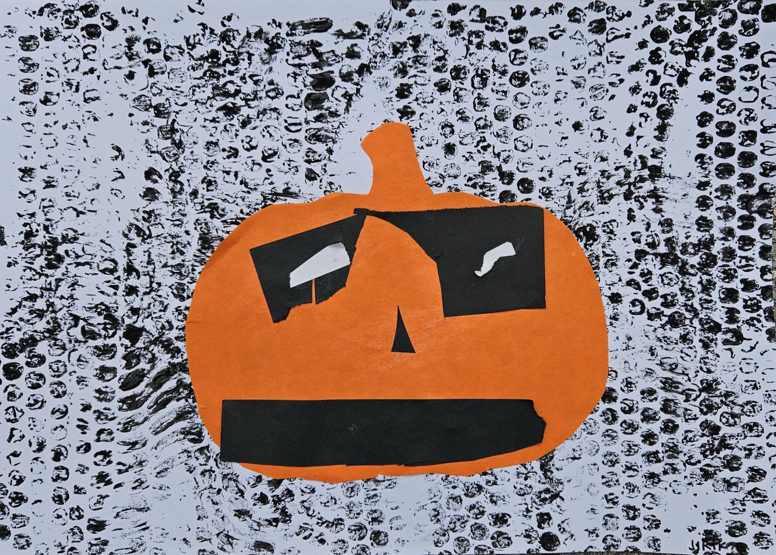 Halloweenské dýně - Výtvarná výchova
