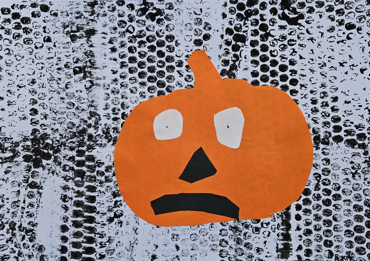 Halloweenské dýně - Výtvarná výchova